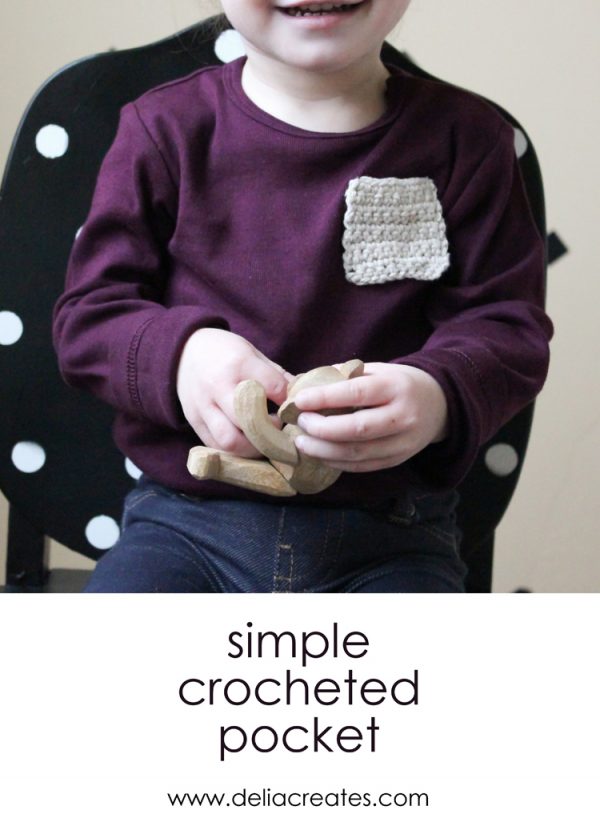 Little Crocheted Pocket TUTORIAL