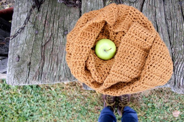 double crochet infinity scarf – FREE PATTERN