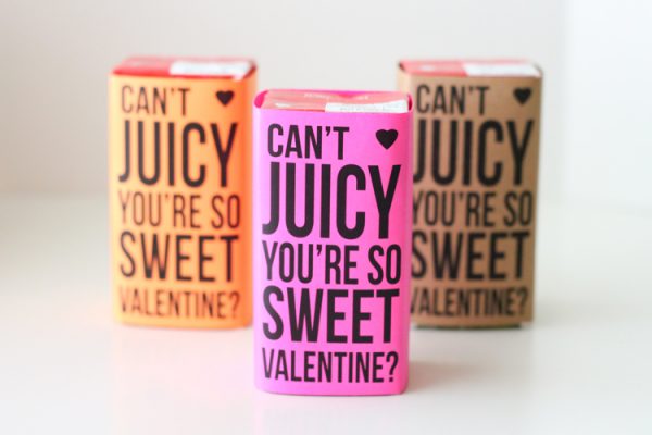Juicy Sweet Juice Box Valentines + free printable