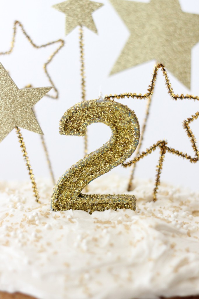 Gold Star Cake Toppers (& Allergy Free Frosting)