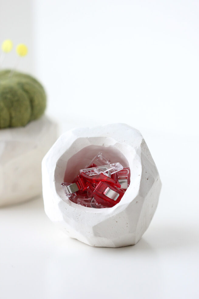 DIY Geometric Clay Pot TUTORIAL