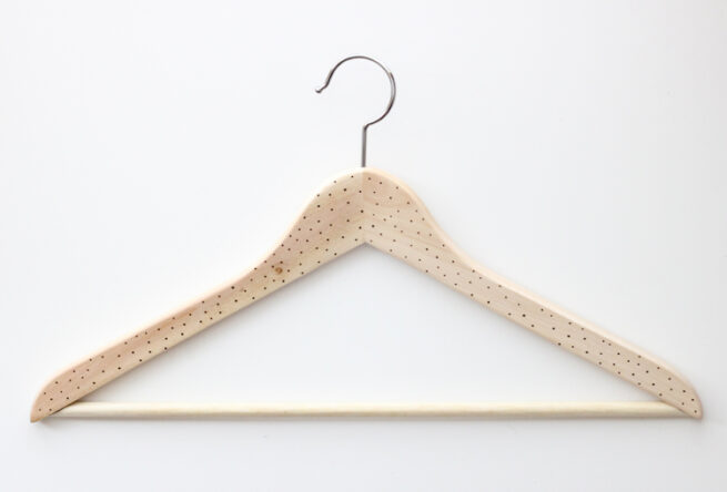 Wood Burned Clothes Hangers