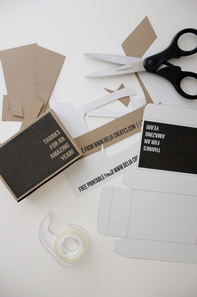 Teacher Appreciation Gift Card Box – Free Printable