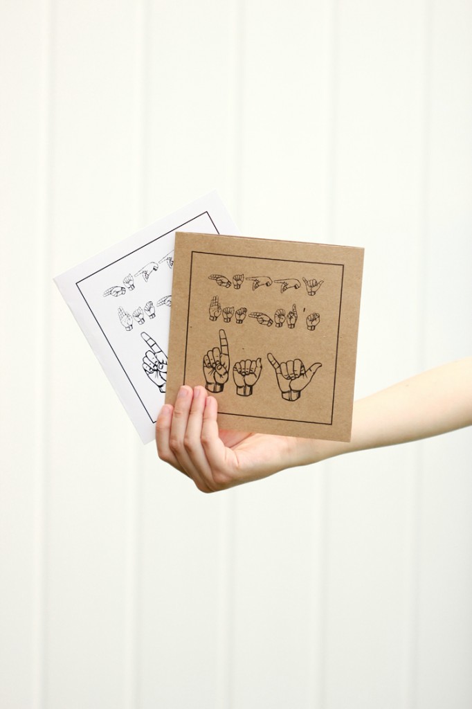 Sign Language Father’s Day Cards – FREE PRINTABLES!