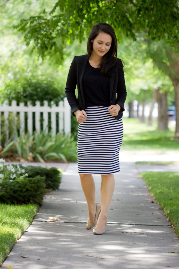 Knit Pencil Skirt Pattern Re-Mix Tutorial