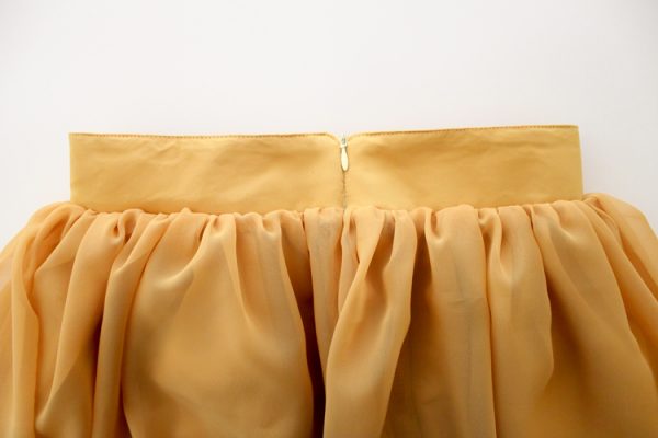 Chiffon Gathered Skirt Pattern Re-Mix Tutorial