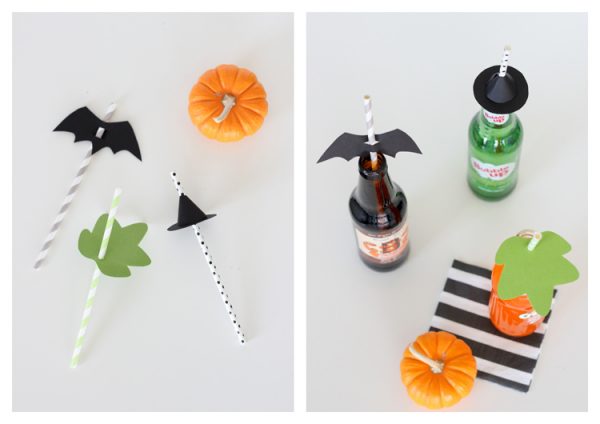 DIY Halloween Straw Toppers + free printables