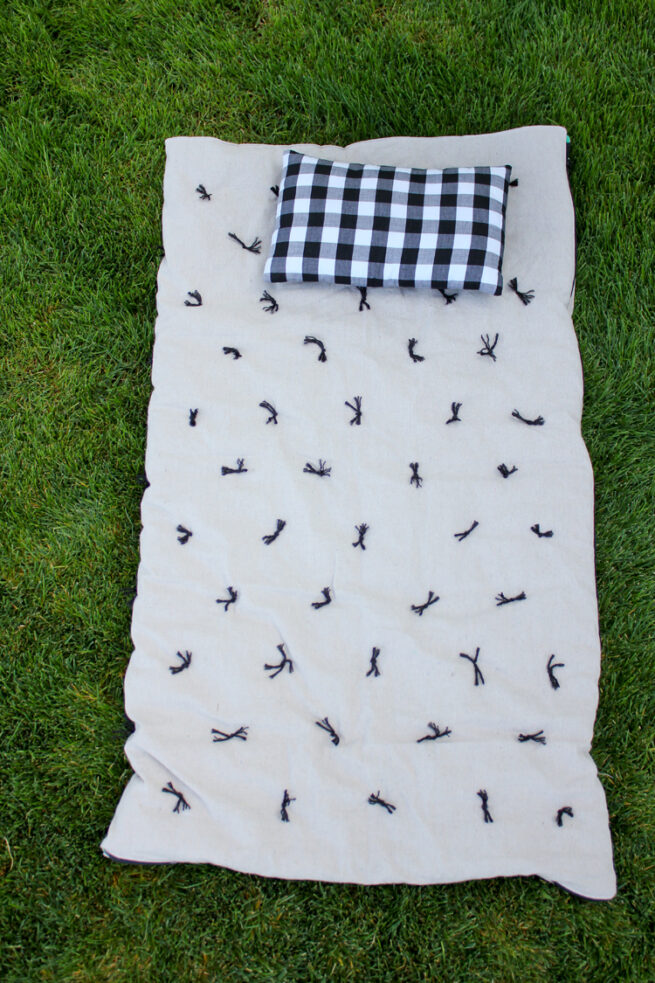DIY Toddler Sleeping Bag TUTORIAL