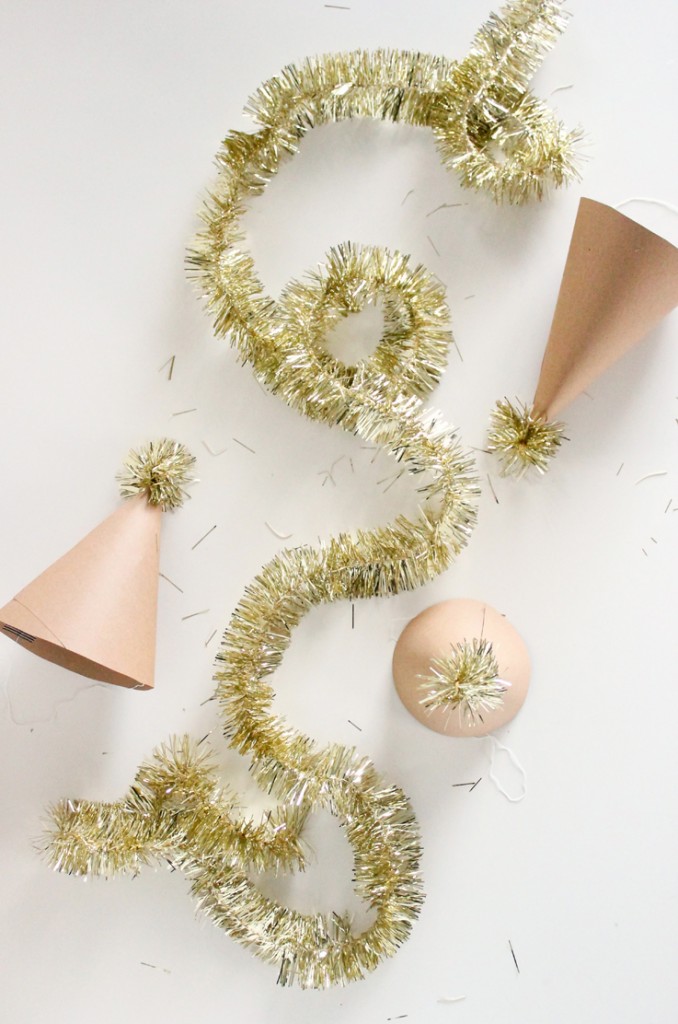 Simple DIY Tinsel Projects for New Year’s Eve