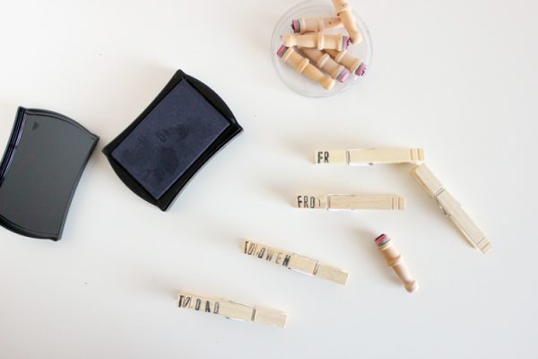 Clothespin Gift Tags