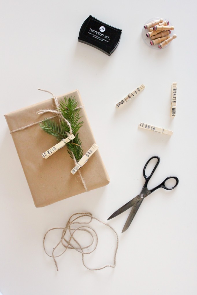 Clothespin Gift Tags