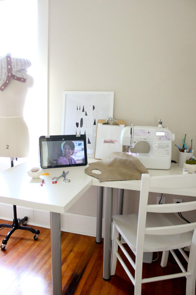 Four Step Leather Tote TUTORIAL + Free Pattern