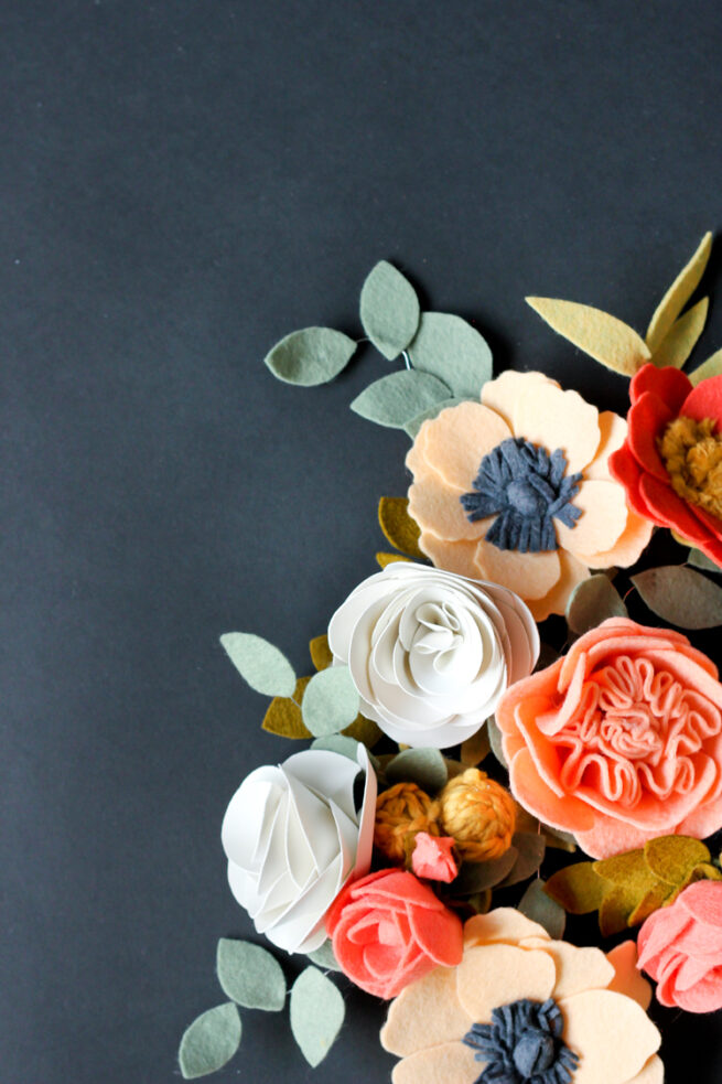 Felt Flowers Details + Clip Tutorial