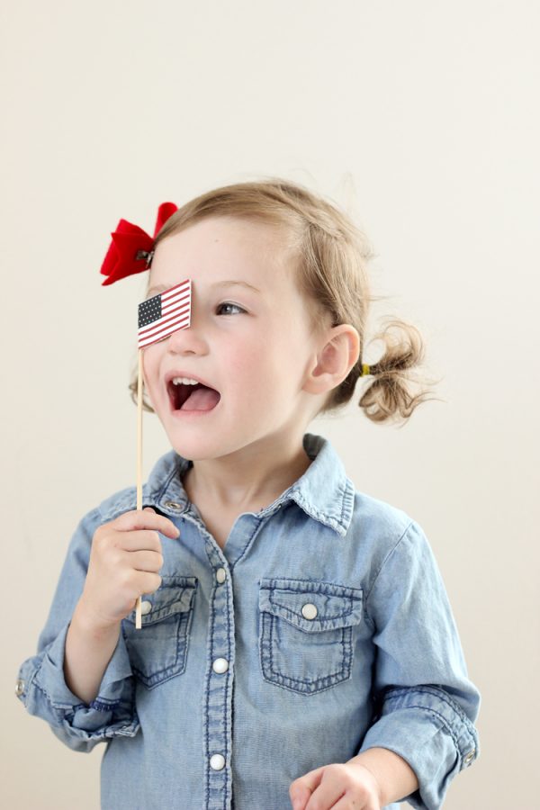 Free Printable Miniature U.S. Flags