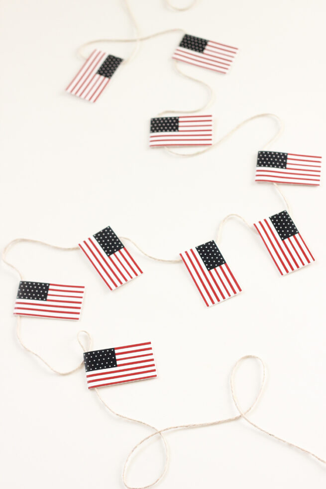 Free Printable Miniature U.S. Flags