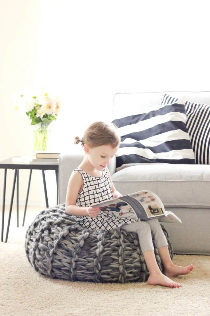 Knitting Without Needles Book Review + The Great American Pouf Tour