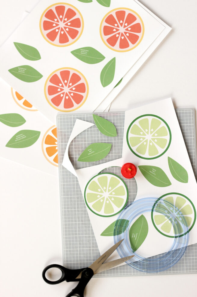 Citrus Valentines + FREE Printables