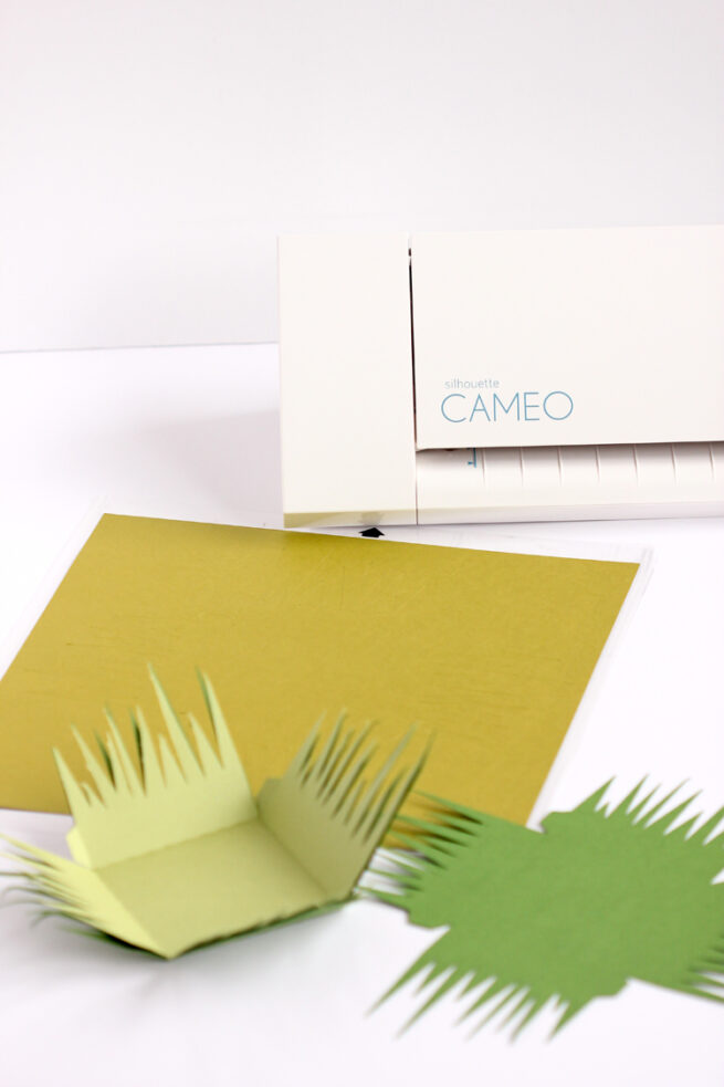 Grass Paper Boxes (free cut files)