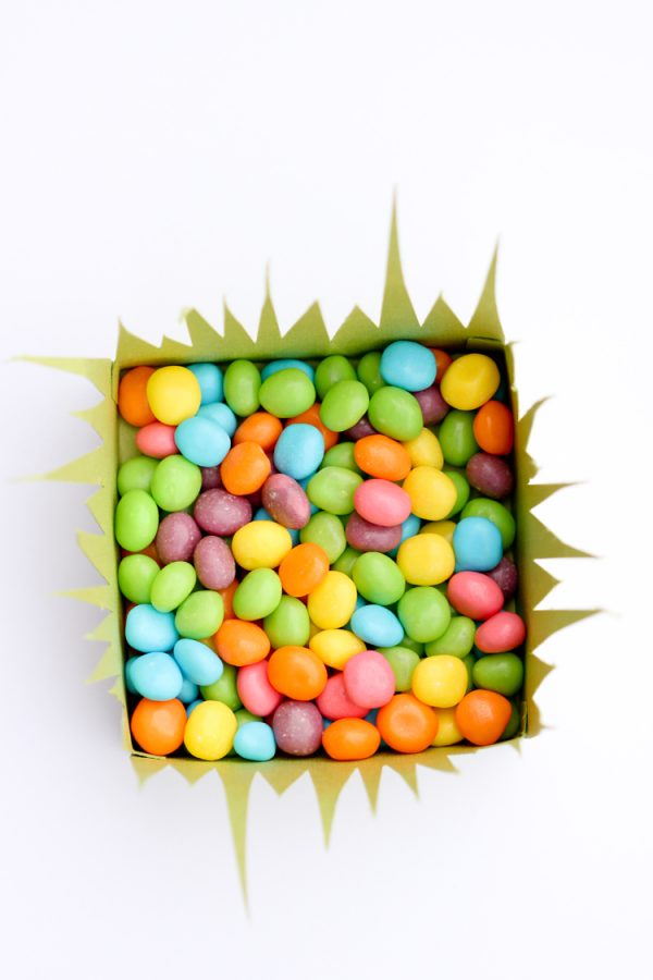 Grass Paper Boxes (free cut files)