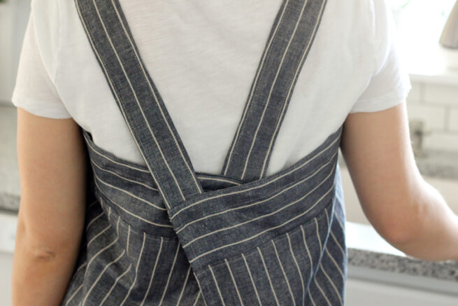 Cross-Back Apron + Sewing Happiness Book Review