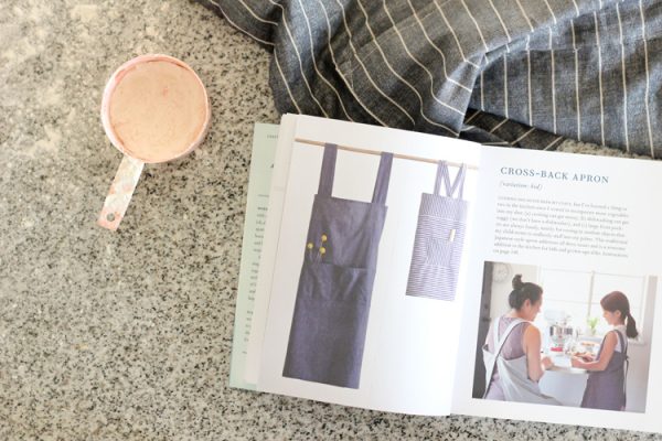 Cross-Back Apron + Sewing Happiness Book Review