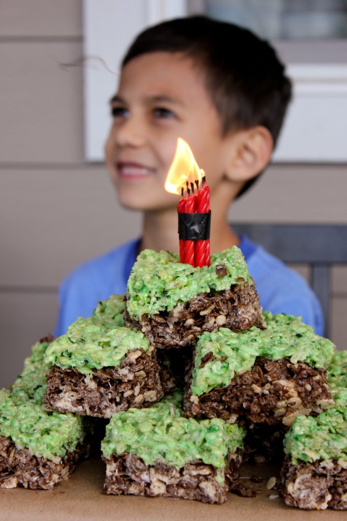 Simple Minecraft Birthday Party