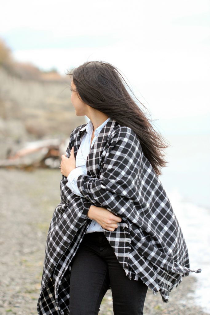 Easy Cape Scarf // sewing tutorial