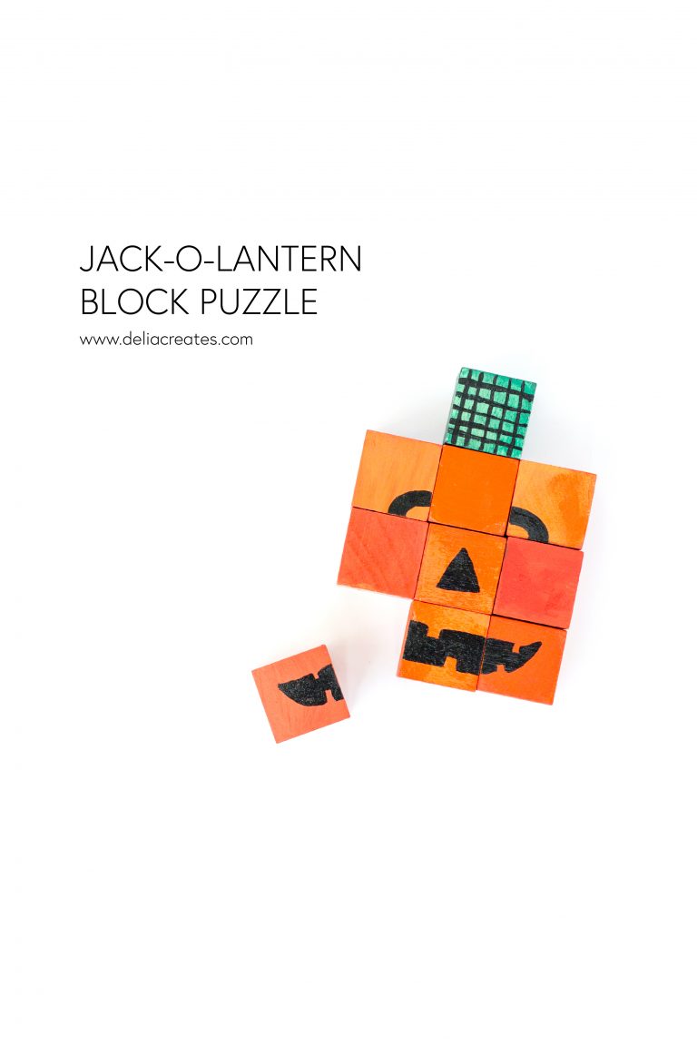 Jack-o-lantern Puzzle Blocks
