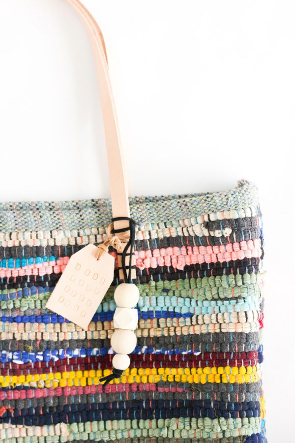 Rug Rag + Leather Bag Tutorial