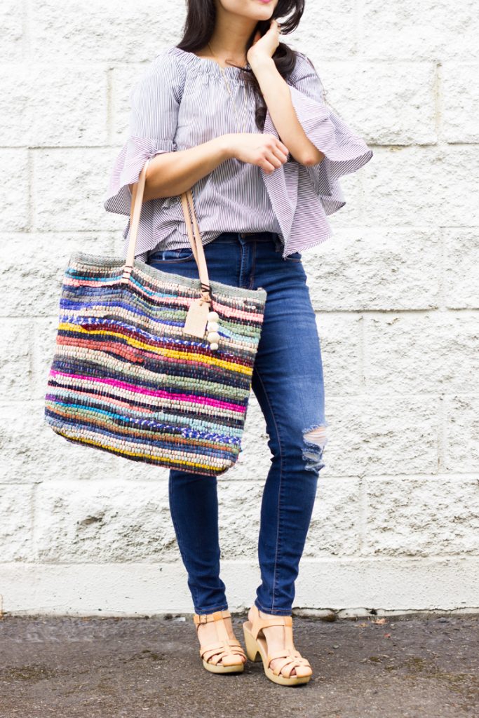 Rug Rag + Leather Bag Tutorial