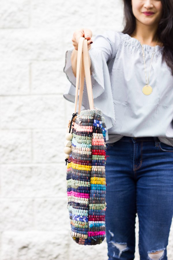 Rug Rag + Leather Bag Tutorial