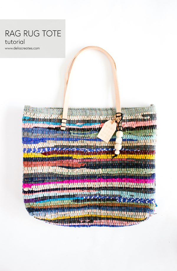 Rug Rag + Leather Bag Tutorial