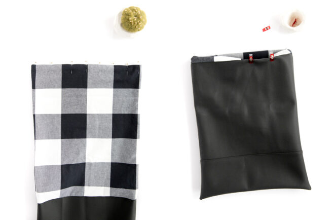 Faux Leather Drawstring Backpack TUTORIAL