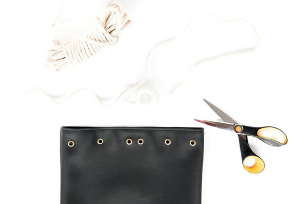 Faux Leather Drawstring Backpack TUTORIAL