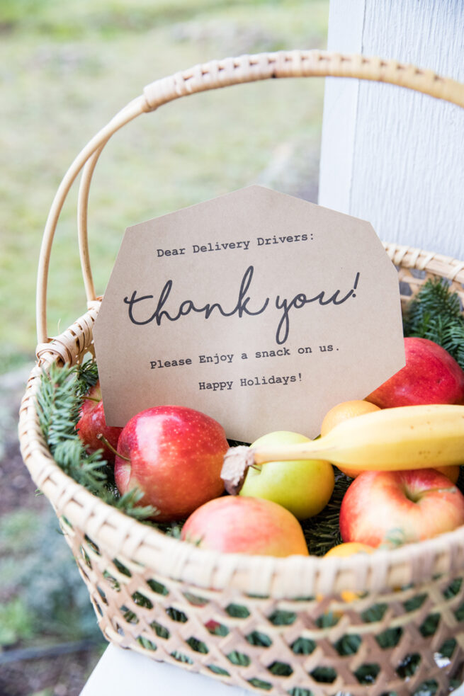 Delivery Driver Thank You Printable