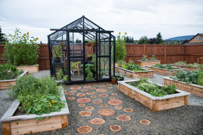 Creating a Wood Round Path