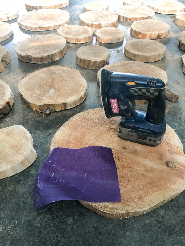 Creating a Wood Round Path