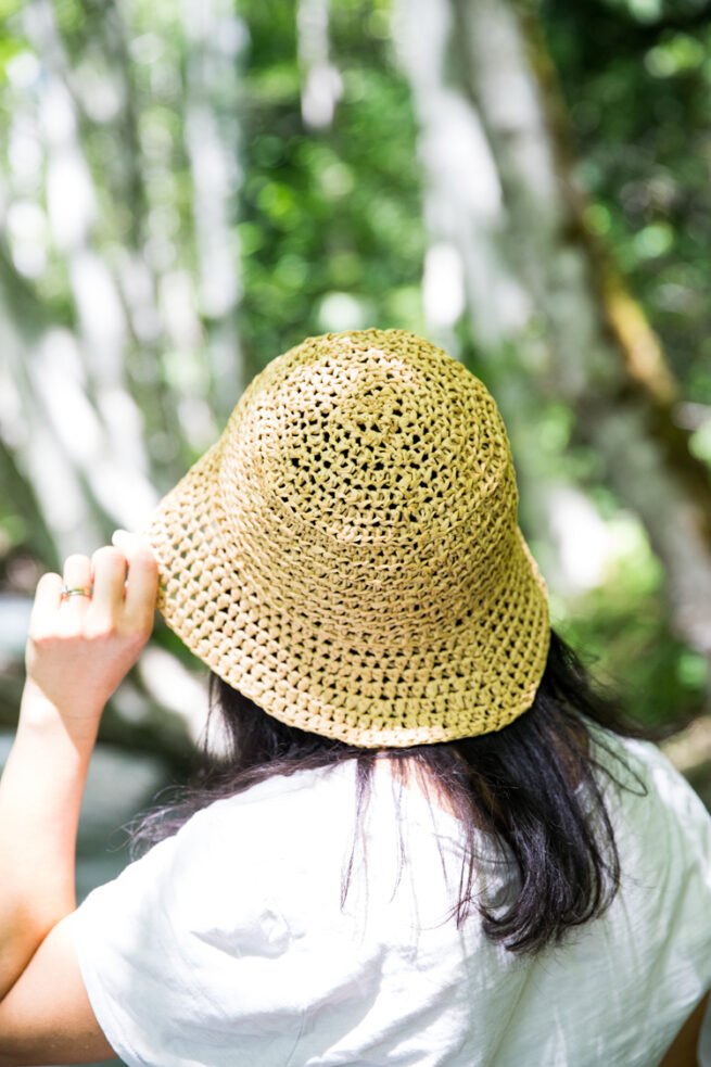 Raffia Crochet Bucket Hat – Free Pattern!