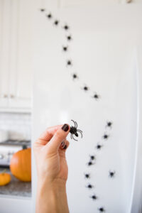 Easy Spider Magnet Craft + Halloween Decor