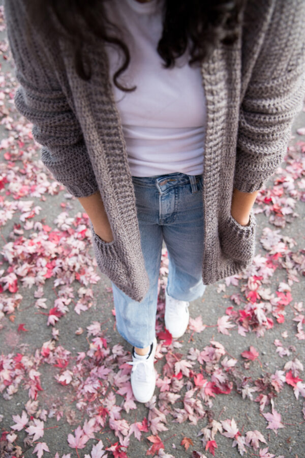 Easy Rectangle Cardigan – Free Crochet Pattern sizes xxs-xxl