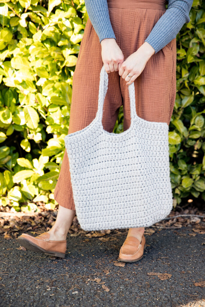 Four Strand Crochet Tote – Free pattern & tutorial