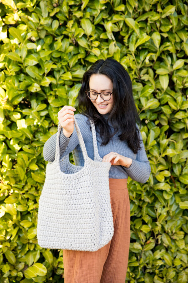 Four Strand Crochet Tote – Free pattern & tutorial