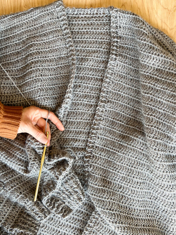 Easy Rectangle Cardigan – Free Crochet Pattern sizes xxs-xxl