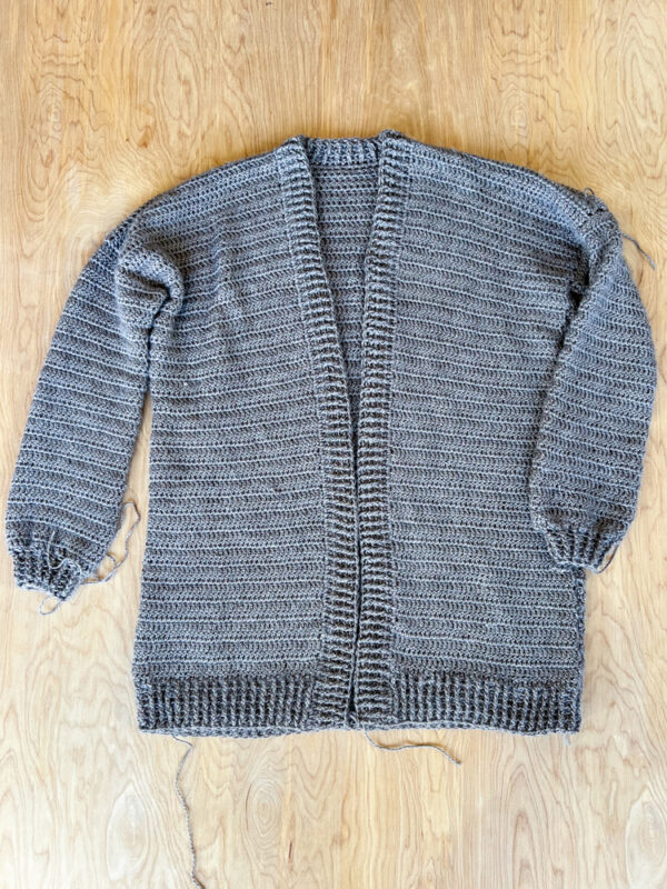 Easy Rectangle Cardigan – Free Crochet Pattern sizes xxs-xxl