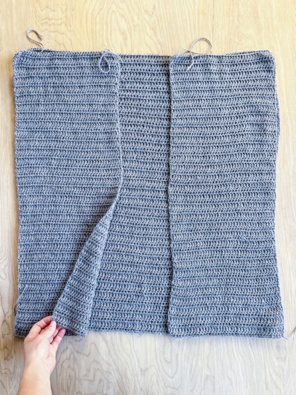 Easy Rectangle Cardigan – Free Crochet Pattern sizes xxs-xxl