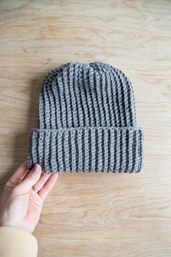 Basic SC Beanie – Free Pattern & Video Tutorial