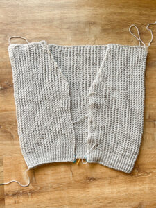 Button up Cardigan Sweater – Free Crochet Pattern sizes XXS-XXL