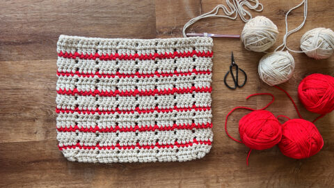Windowpane Crochet Tote – Free Pattern and Tutorial