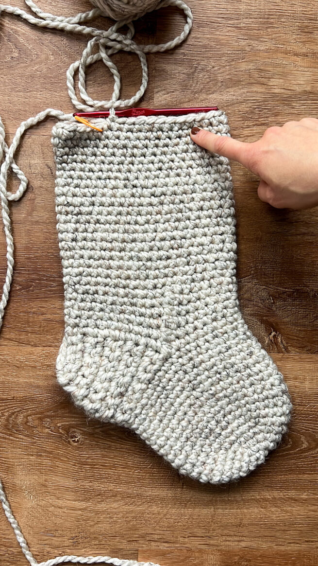 Basic Crochet Stocking – Free Pattern